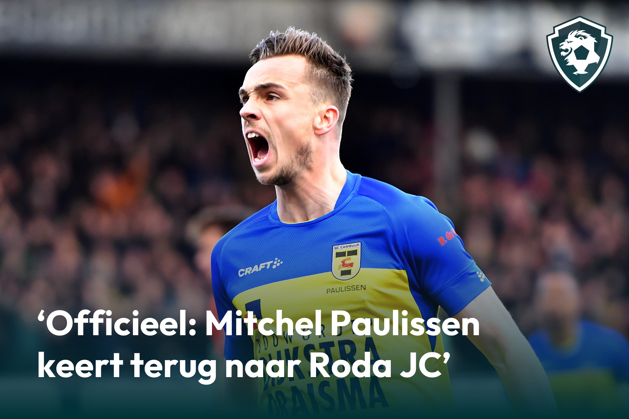 Officieel: Mitchel Paulissen keert terug naar Roda JC | Voetbal in Limburg