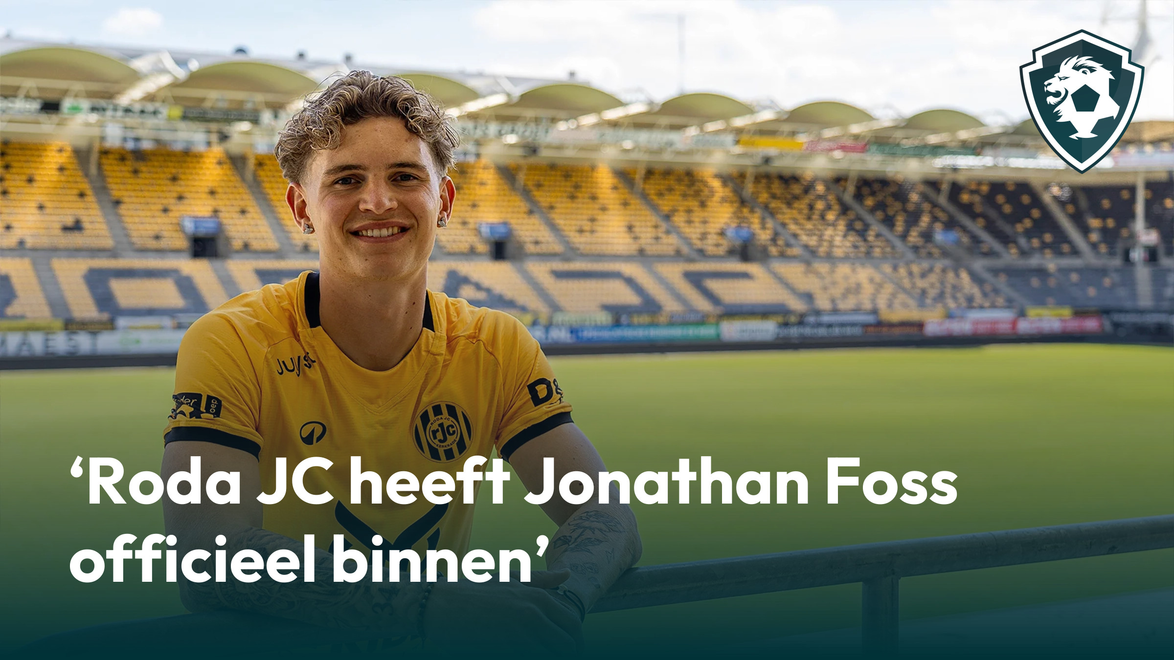 Roda JC heeft Jonathan Foss officieel binnen | Voetbal in Limburg